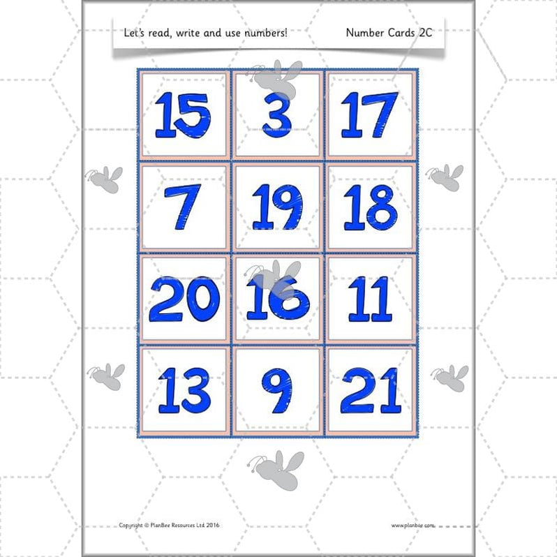 Let’s read, write and use numbers Year 1 Maths by PlanBee