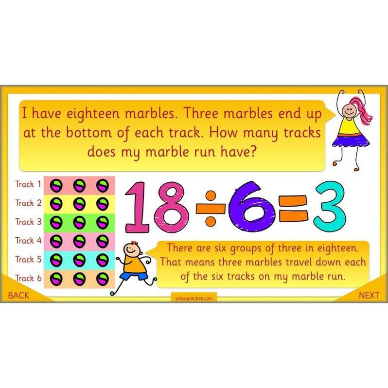 Sharing Objects Equally Year 1 Division Lessons by PlanBee