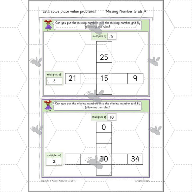 Let's Solve Place Value Problems Year 2 Maths by PlanBee