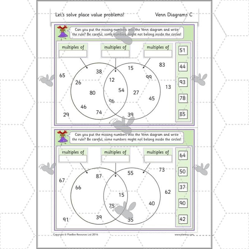 Let's Solve Place Value Problems Year 2 Maths by PlanBee