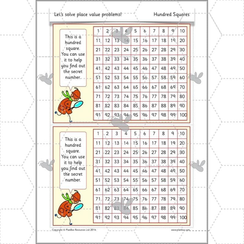 Let's Solve Place Value Problems Year 2 Maths by PlanBee