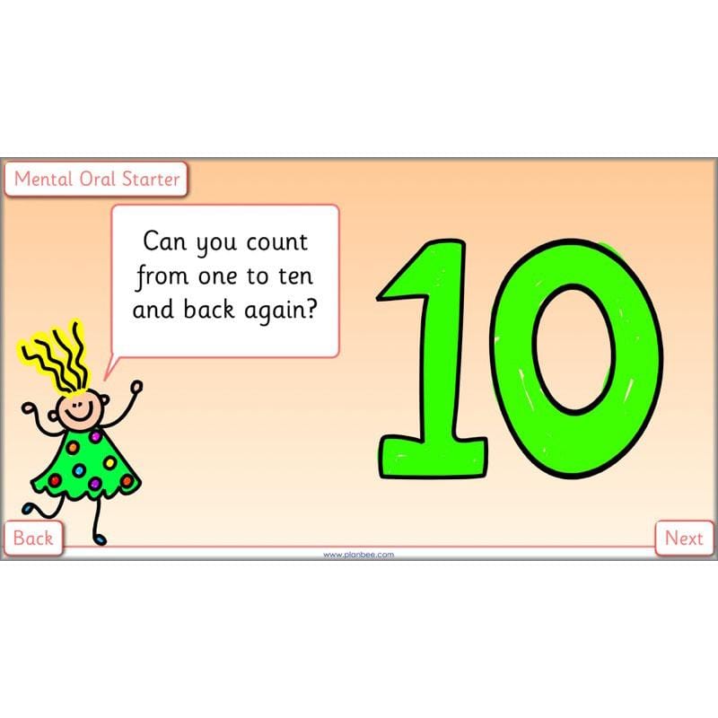 Let’s use a number line KS1 Year 1 maths lessons by PlanBee