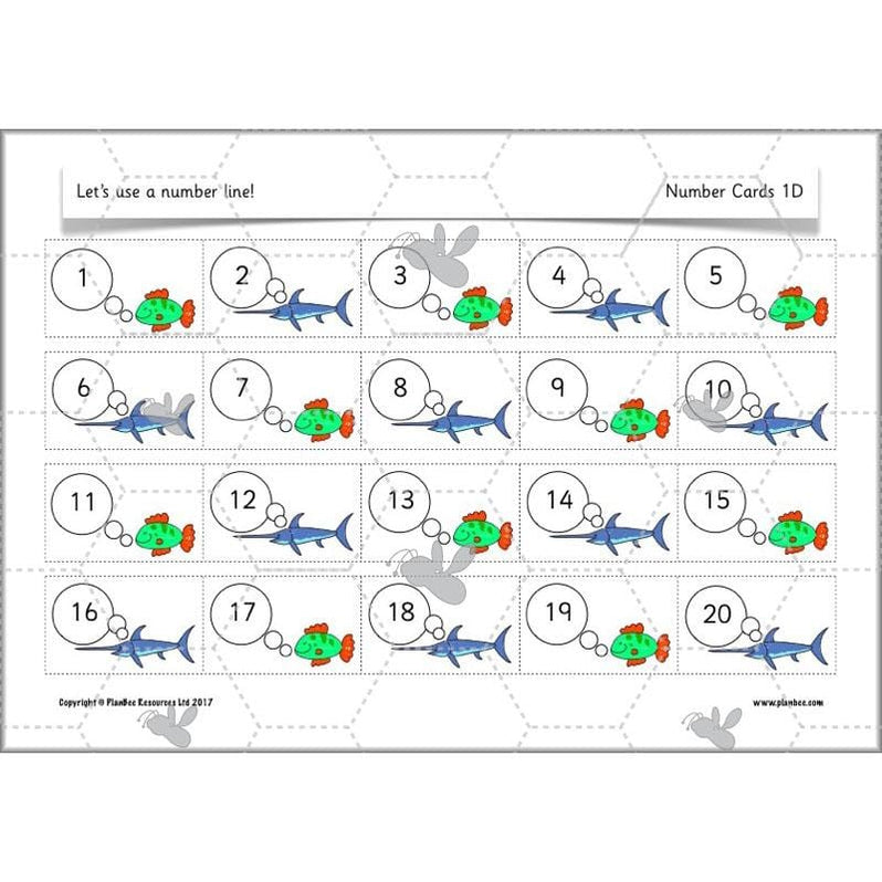 Let’s use a number line KS1 Year 1 maths lessons by PlanBee