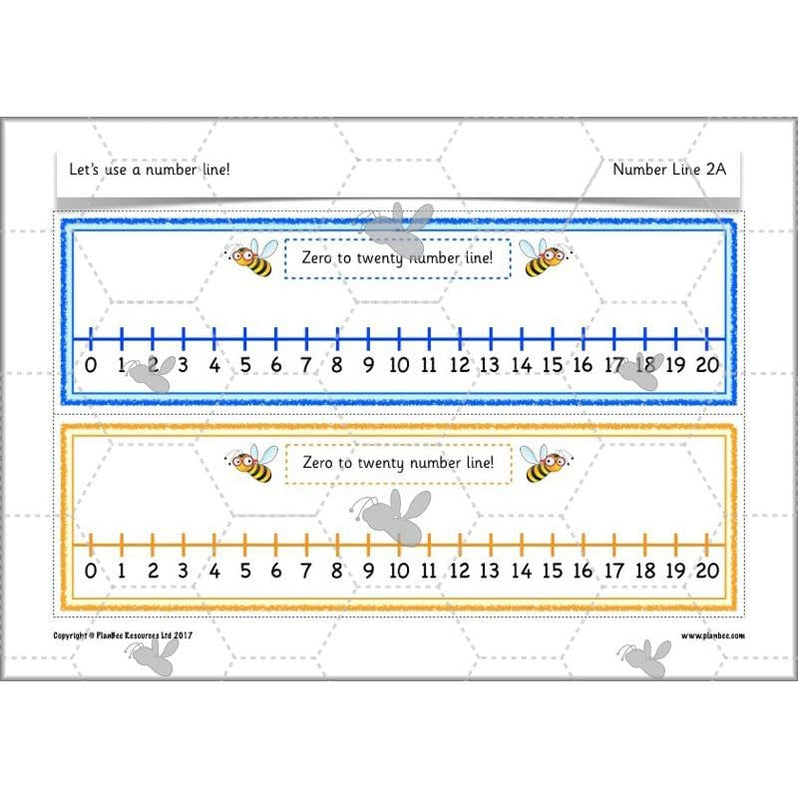 Let’s use a number line KS1 Year 1 maths lessons by PlanBee