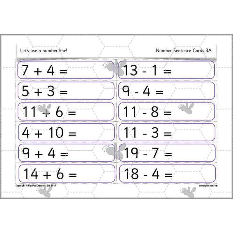 Let’s use a number line KS1 Year 1 maths lessons by PlanBee
