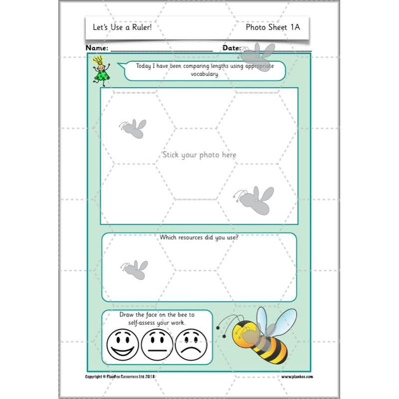 Let's Use a Ruler Year 2 KS1 Maths Planning by PlanBee