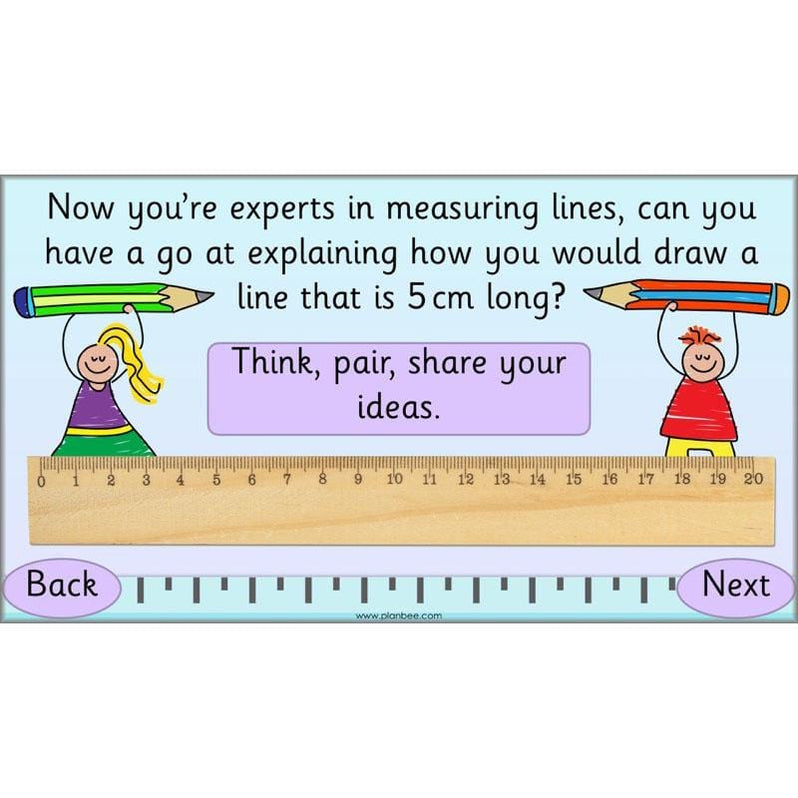 Let's Use a Ruler Year 2 KS1 Maths Planning by PlanBee