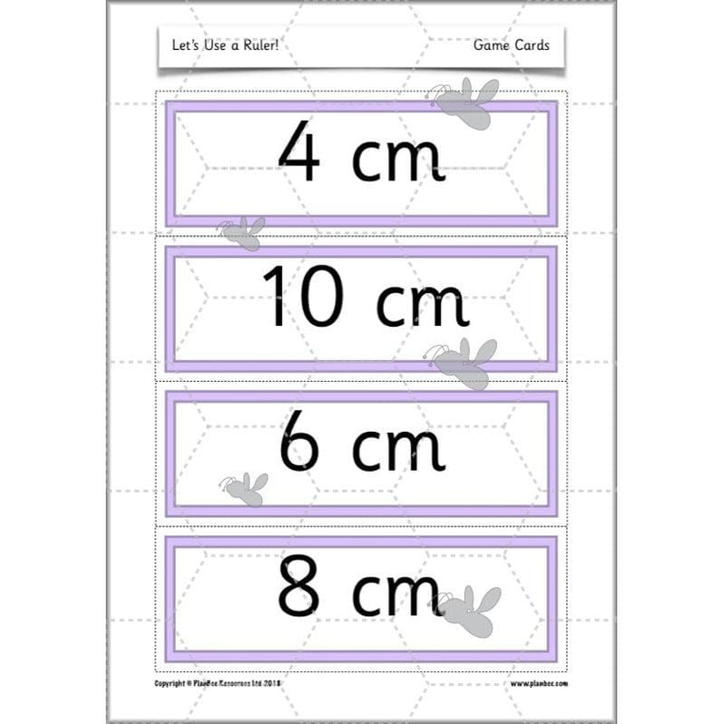 Let's Use a Ruler Year 2 KS1 Maths Planning by PlanBee