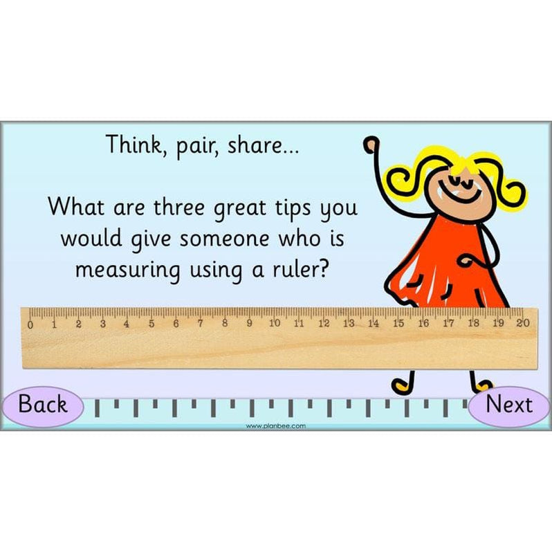 Let's Use a Ruler Year 2 KS1 Maths Planning by PlanBee