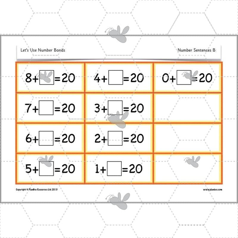 Number Bonds Year 2 KS1 Maths Lessons by PlanBee