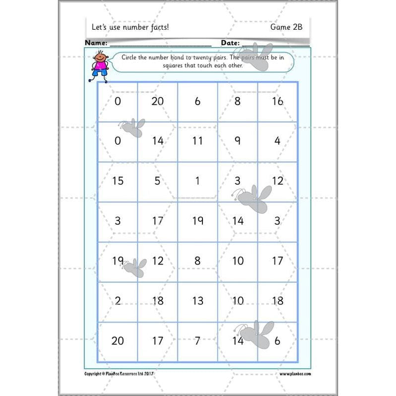 Let's use number facts - Year 1 Maths activity pack — PlanBee