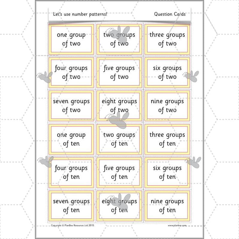 Let's use number patterns: Year 2 number sequences — PlanBee