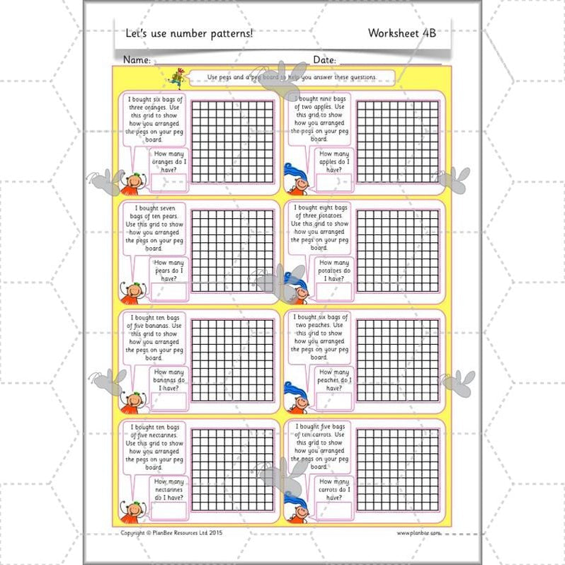Let's use number patterns: Year 2 number sequences — PlanBee