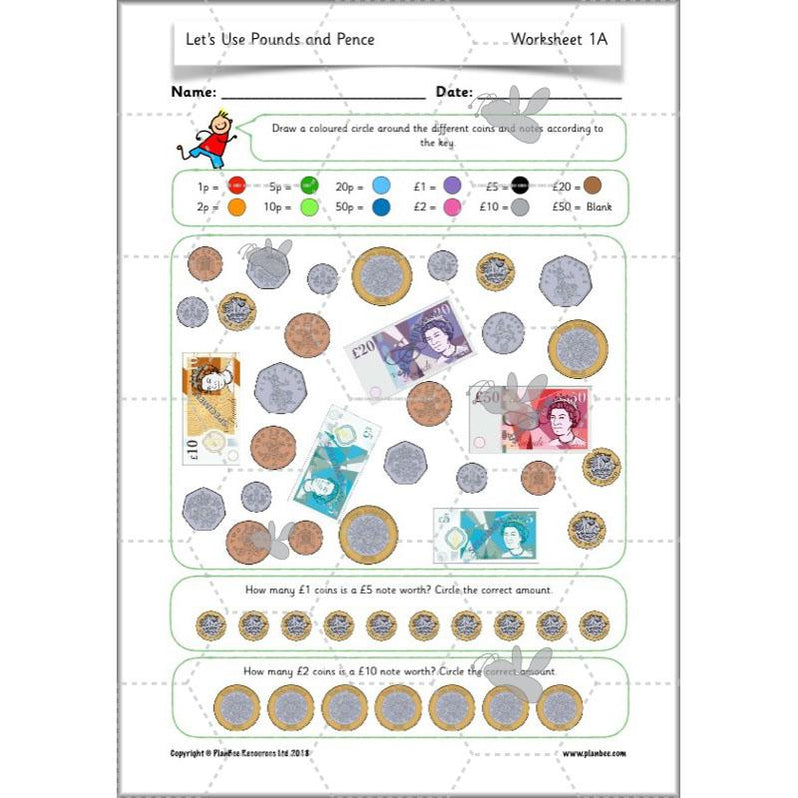 Let's Use Pounds and Pence - KS1 Year 2 Maths - Measurement — PlanBee