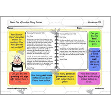 Great Fire of London Year 2 Diary Entries — PlanBee