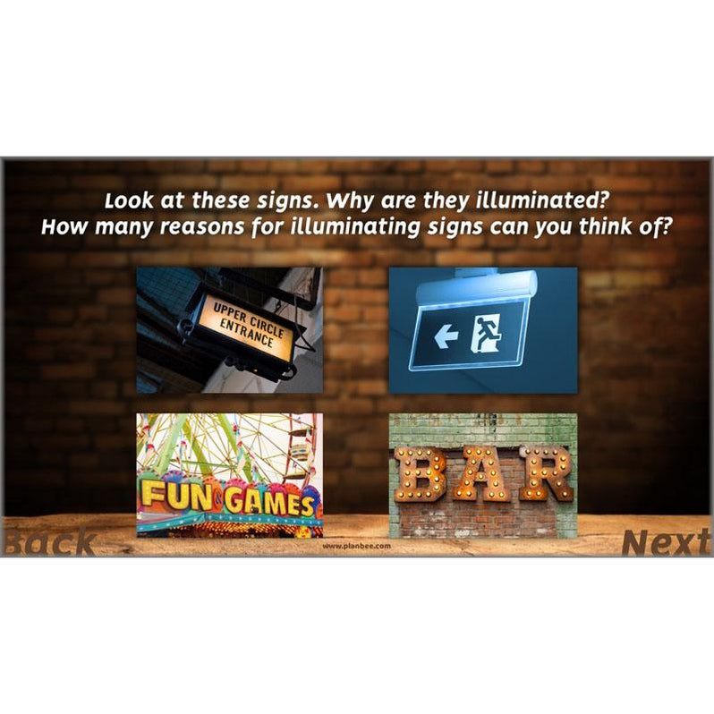 Light-Up Signs: Circuits and Structures KS2 DT by PlanBee