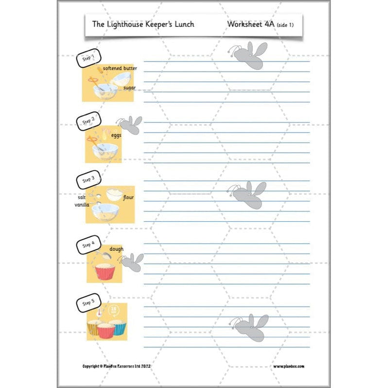 The Lighthouse Keeper's Lunch Year 2 Lesson Pack by PlanBee