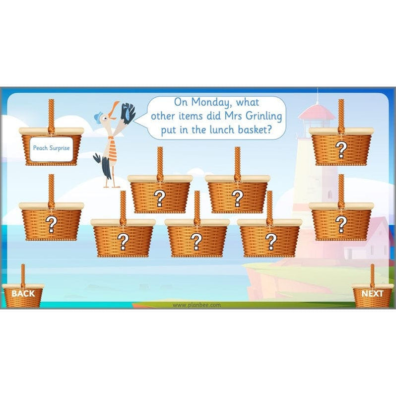 The Lighthouse Keeper's Lunch Year 2 Lesson Pack by PlanBee