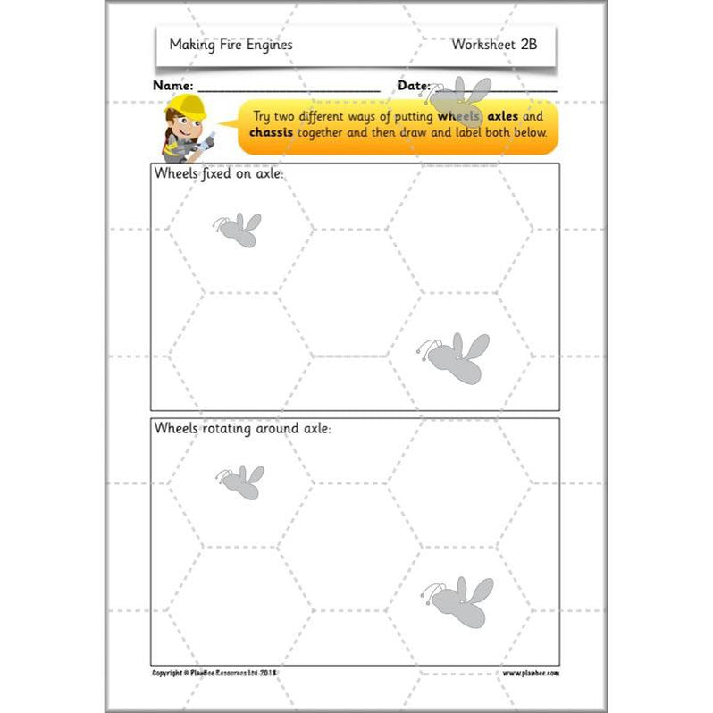 How to Make a Fire Engine | KS1 DT lessons by PlanBee