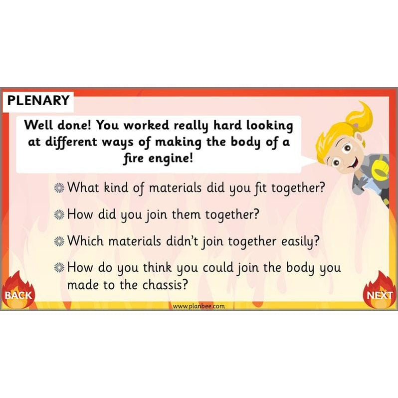 How to Make a Fire Engine | KS1 DT lessons by PlanBee