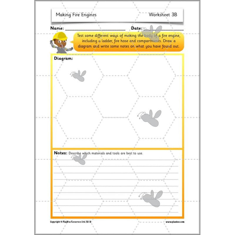 How to Make a Fire Engine | KS1 DT lessons by PlanBee