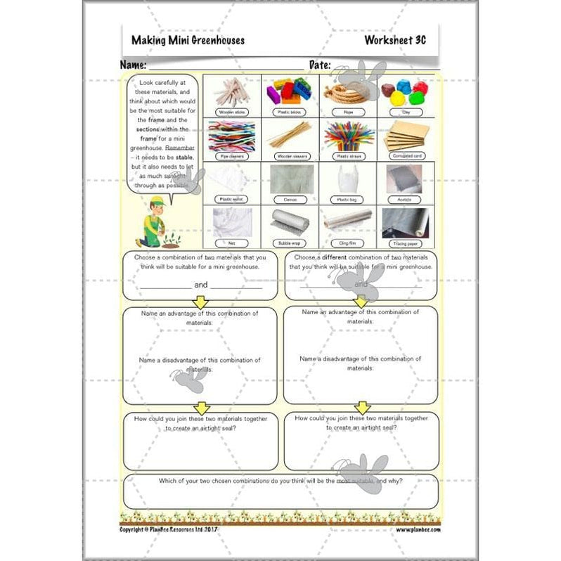 Making Mini Greenhouses: complete DT scheme of work for KS2 — PlanBee