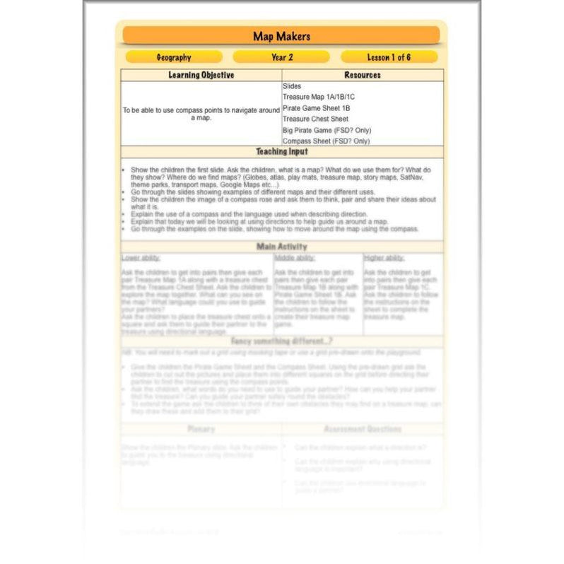 Map Makers | Maps KS1 Year 2 Geography | PlanBee
