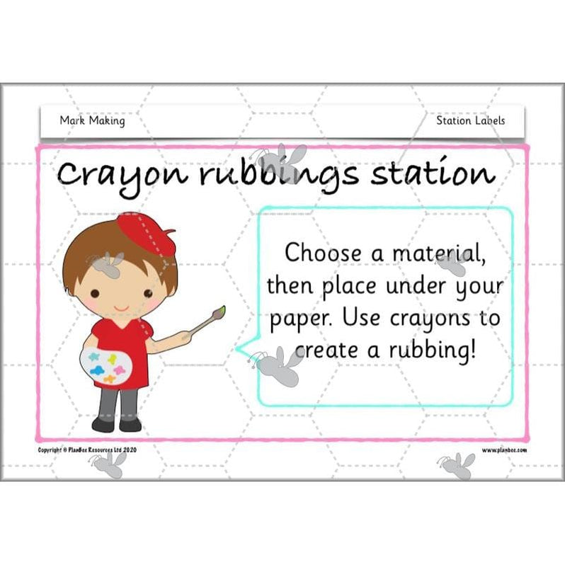 Mark Making Ideas | Year 1 art lessons by PlanBee