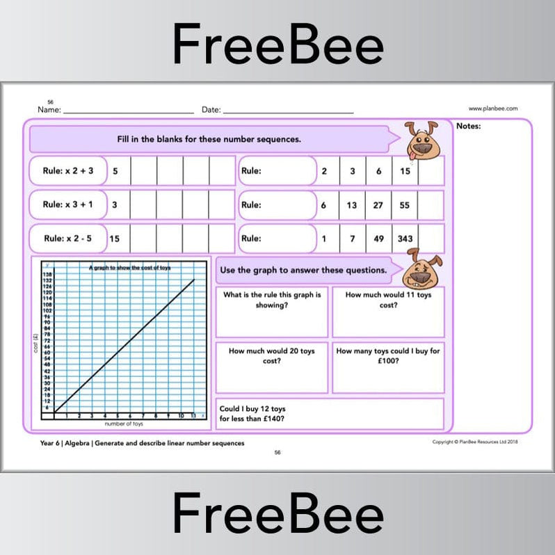 FREE Maths Assessment Taster Pack Year 1-6 by PlanBee