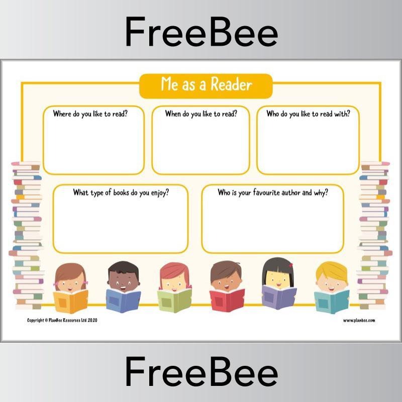 Me as a Reader Sheet — PlanBee