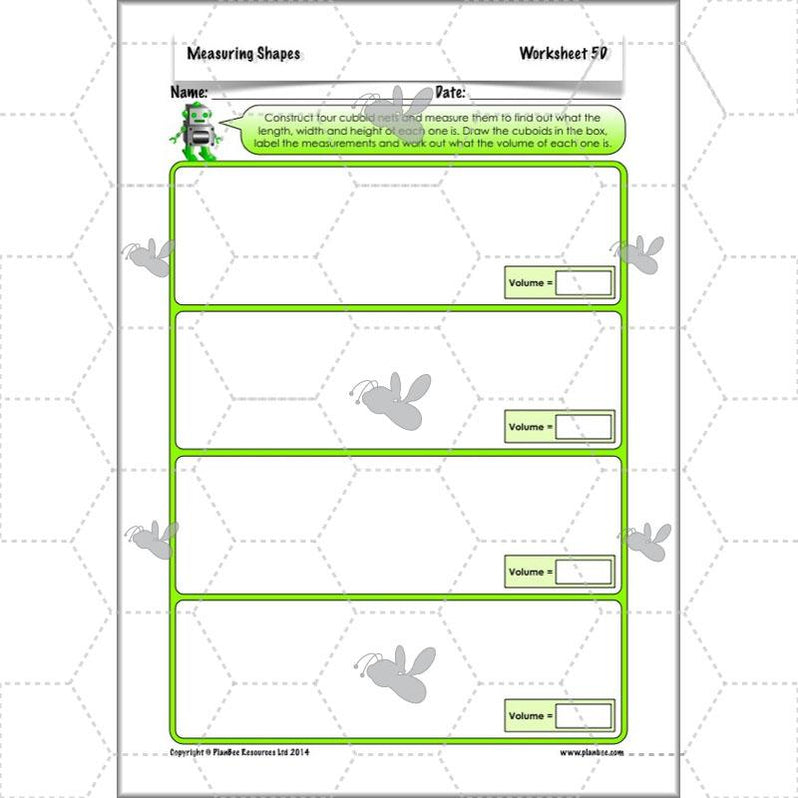 Measuring Shapes Year 5 Maths Planning by PlanBee