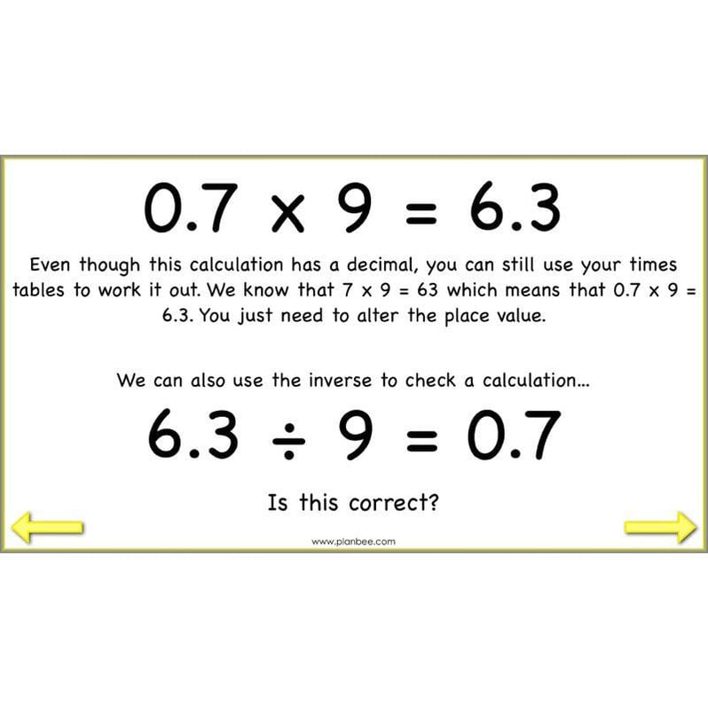 Mental Multiplication & Division Year 6 Maths by PlanBee