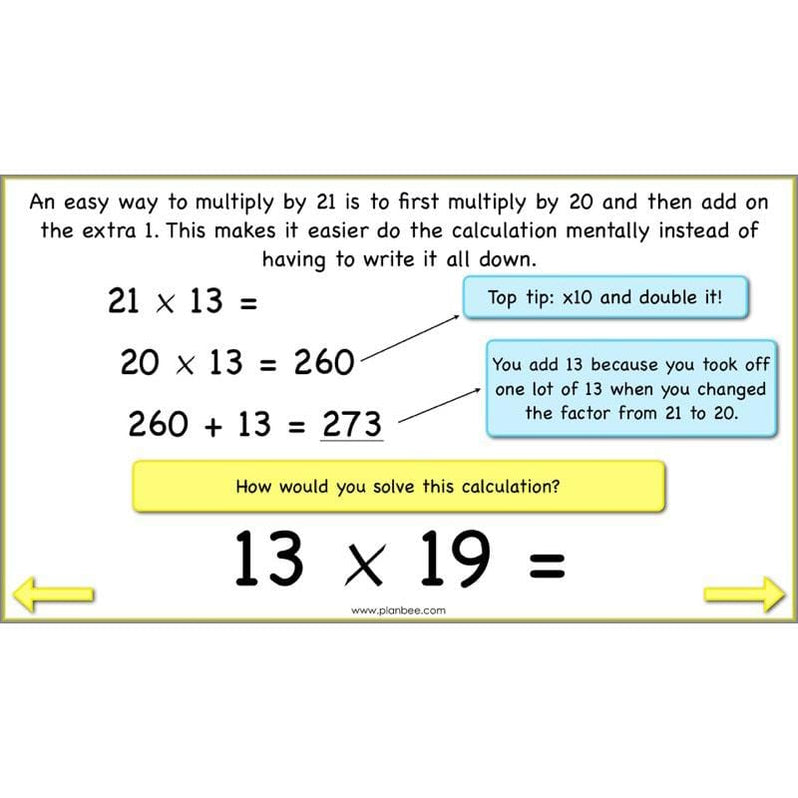 Mental Multiplication & Division Year 6 Maths by PlanBee