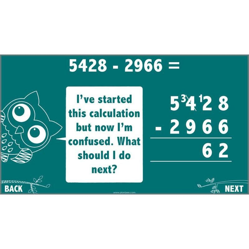 Methods of Subtraction Year 4 Maths Lessons by PlanBee