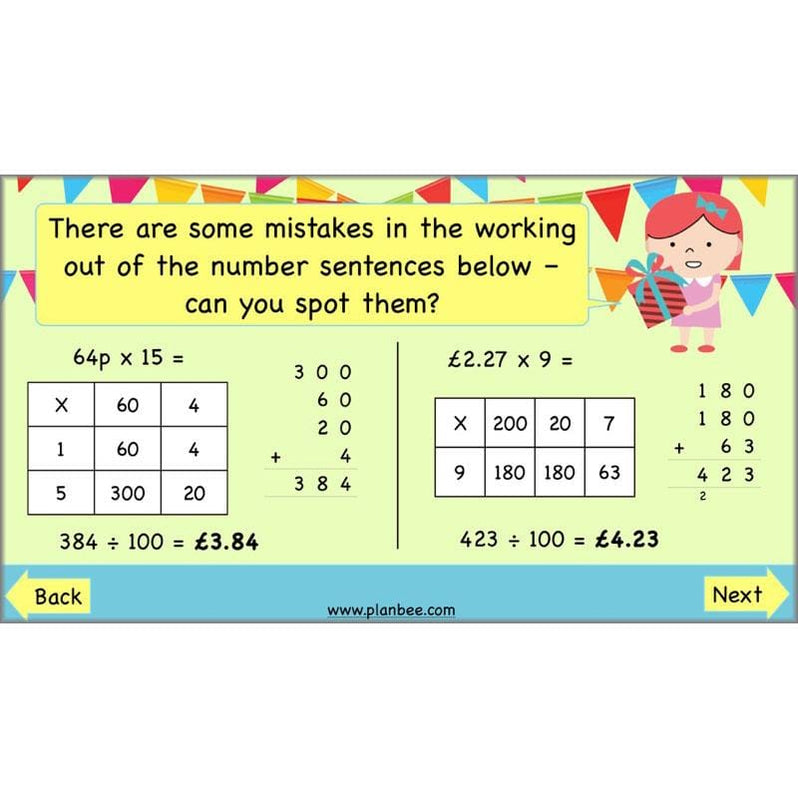 Multiplication and Division Methods Year 4 Maths by PlanBee