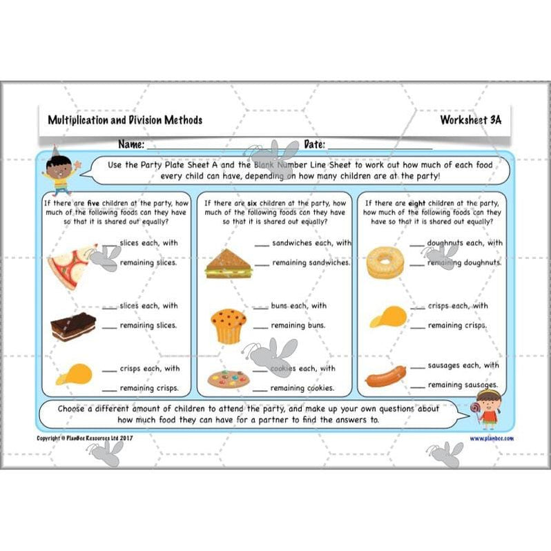 Multiplication and Division Methods Year 4 Maths by PlanBee