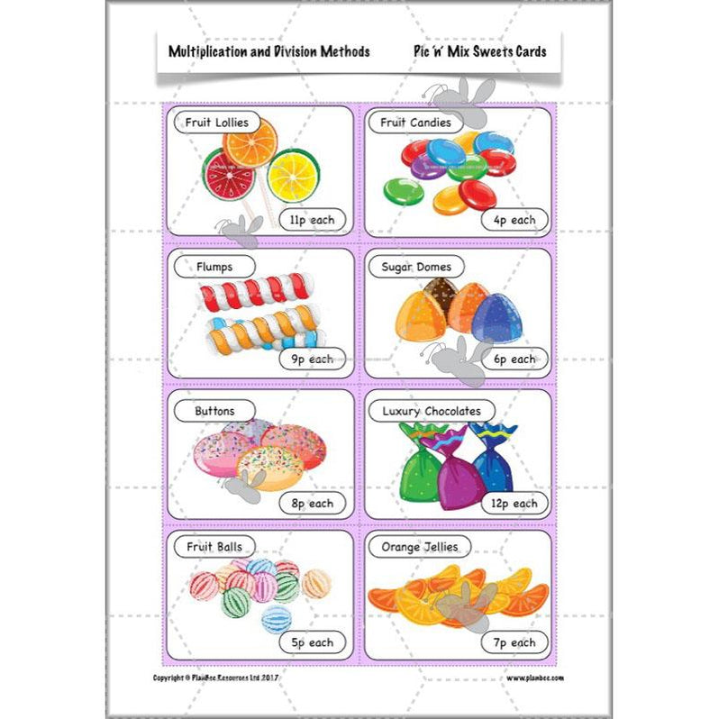 Multiplication and Division Methods Year 4 Maths by PlanBee