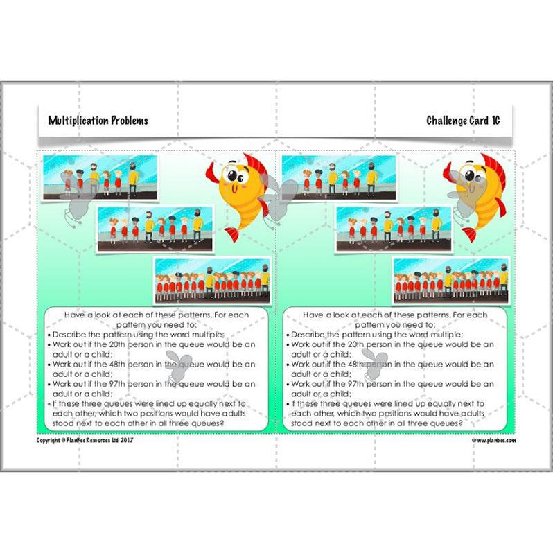 Multiplication Problem-Solving Year 3 Maths Pack by PlanBee