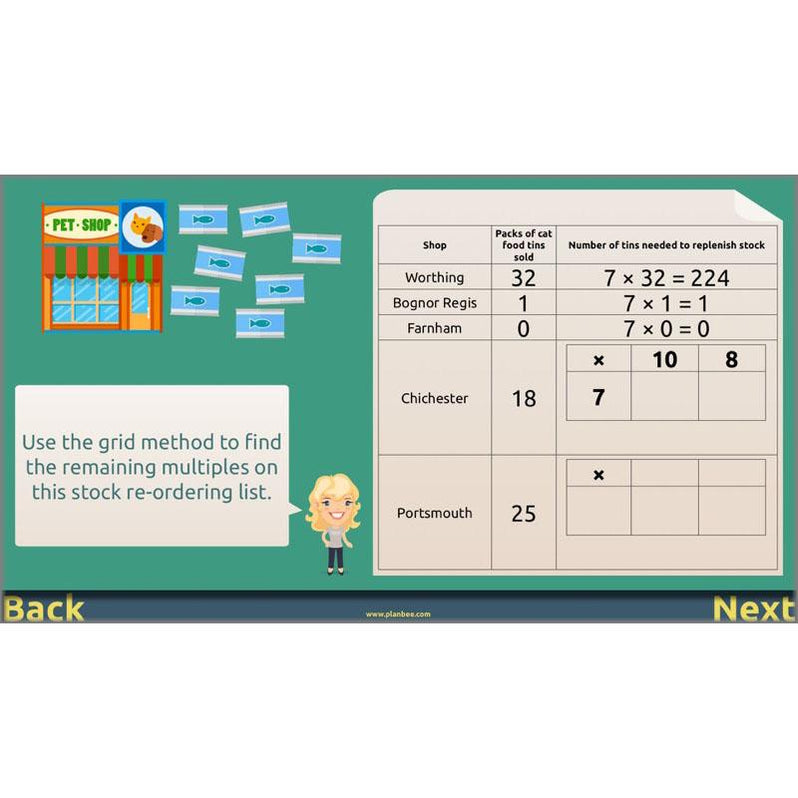 Multiplying Doubles & Digits Year 4 Maths Plans by PlanBee