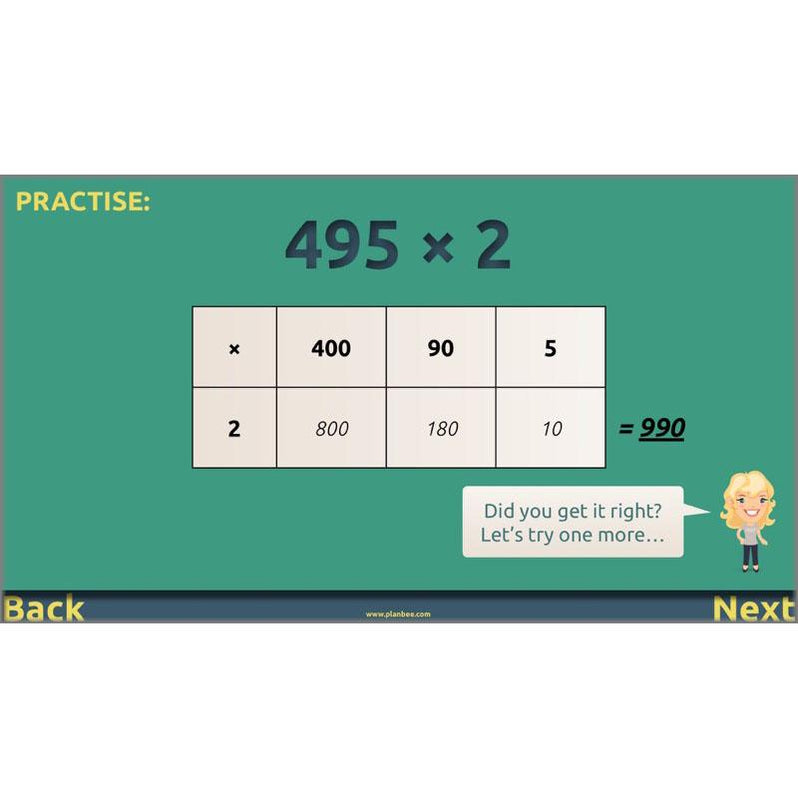 Multiplying Doubles & Digits Year 4 Maths Plans by PlanBee