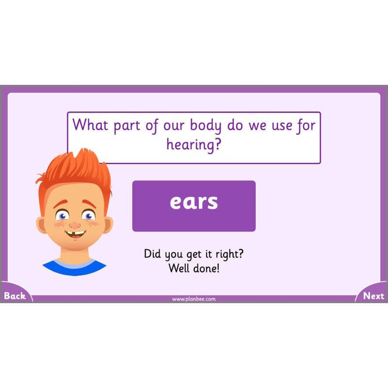 Parts of the Body KS1 Science lessons by PlanBee