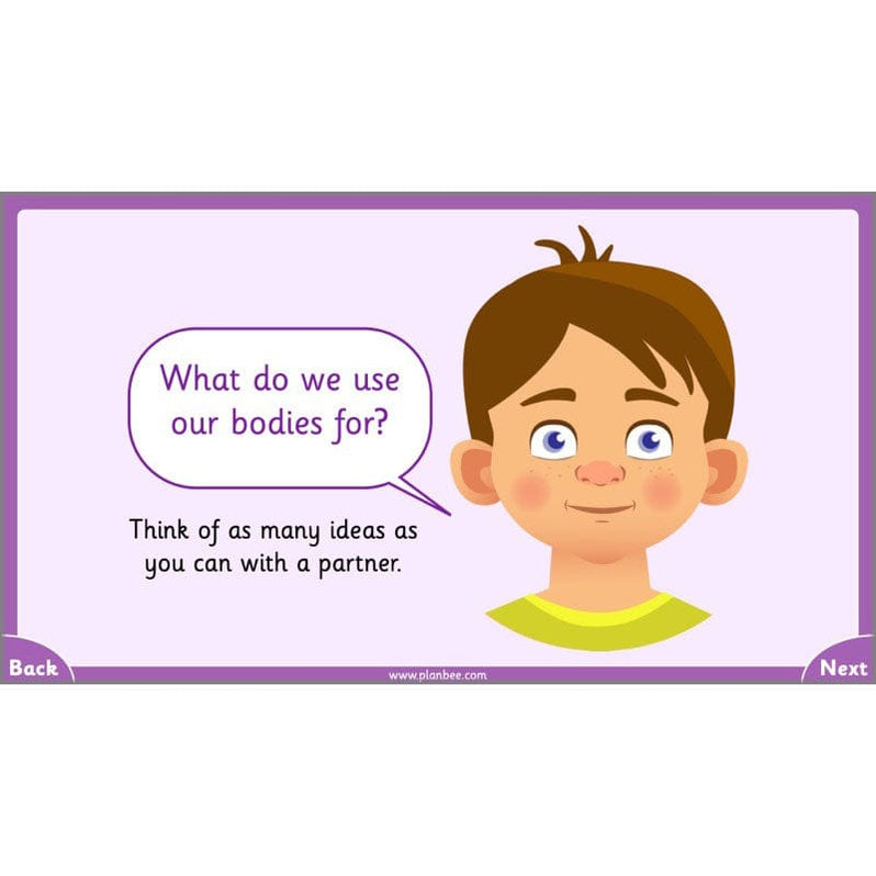Parts of the Body KS1 Science lessons by PlanBee