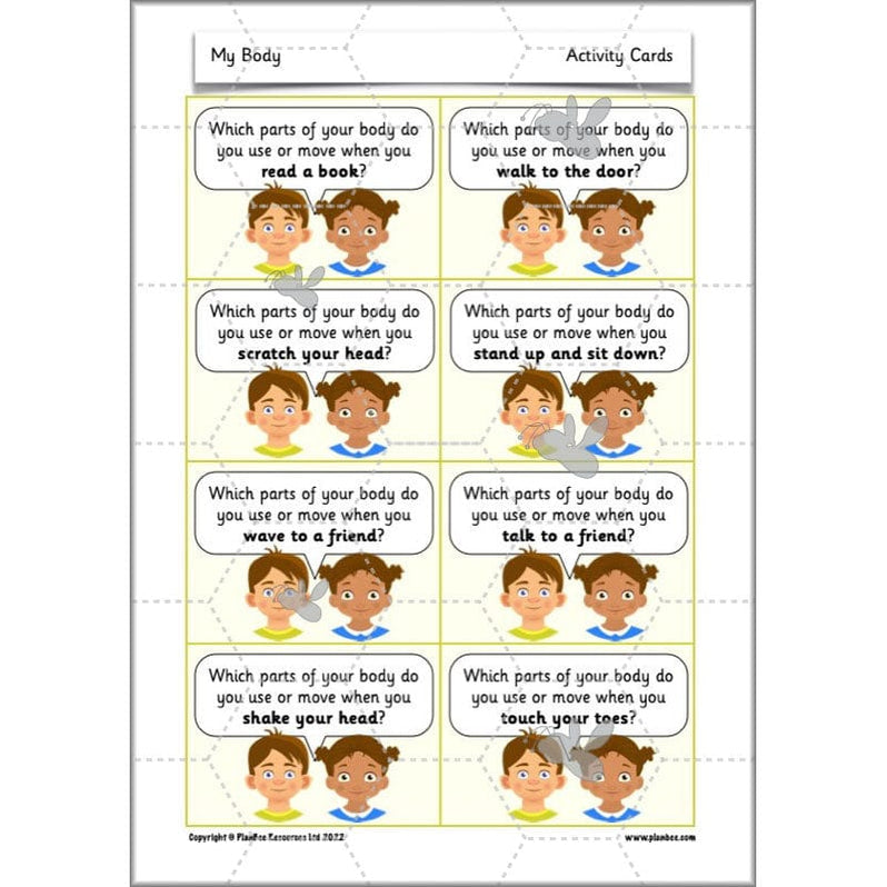 Parts of the Body KS1 Science lessons by PlanBee