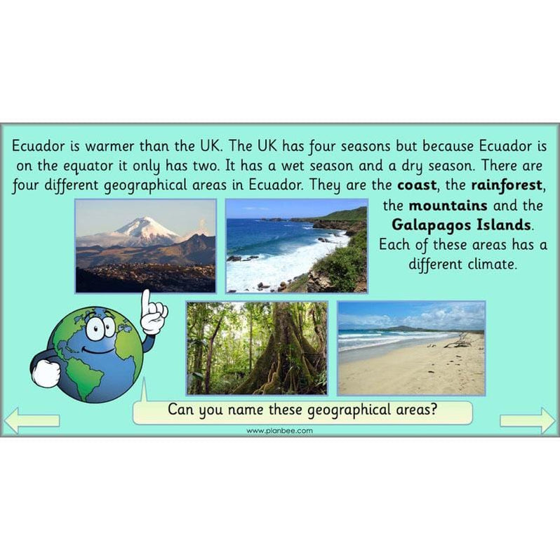 My World and Me Geography Lessons for KS1 by PlanBee