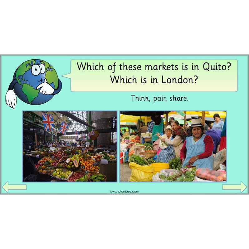 My World and Me Geography Lessons for KS1 by PlanBee