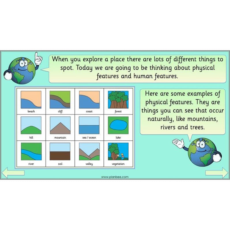 My World and Me Geography Lessons for KS1 by PlanBee