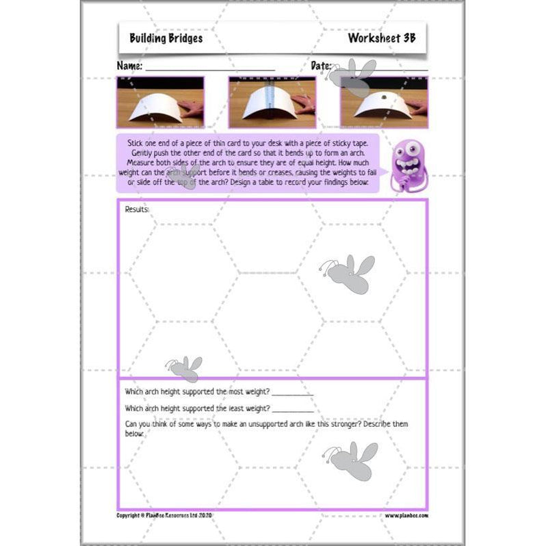 Building Bridges KS2 structures DT lessons by PlanBee