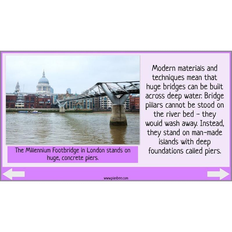 Building Bridges KS2 structures DT lessons by PlanBee