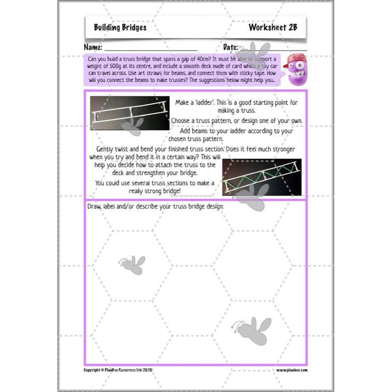 Building Bridges KS2 structures DT lessons by PlanBee