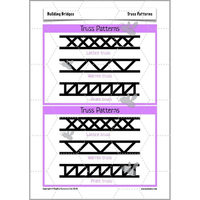 Building Bridges KS2 structures DT lessons by PlanBee